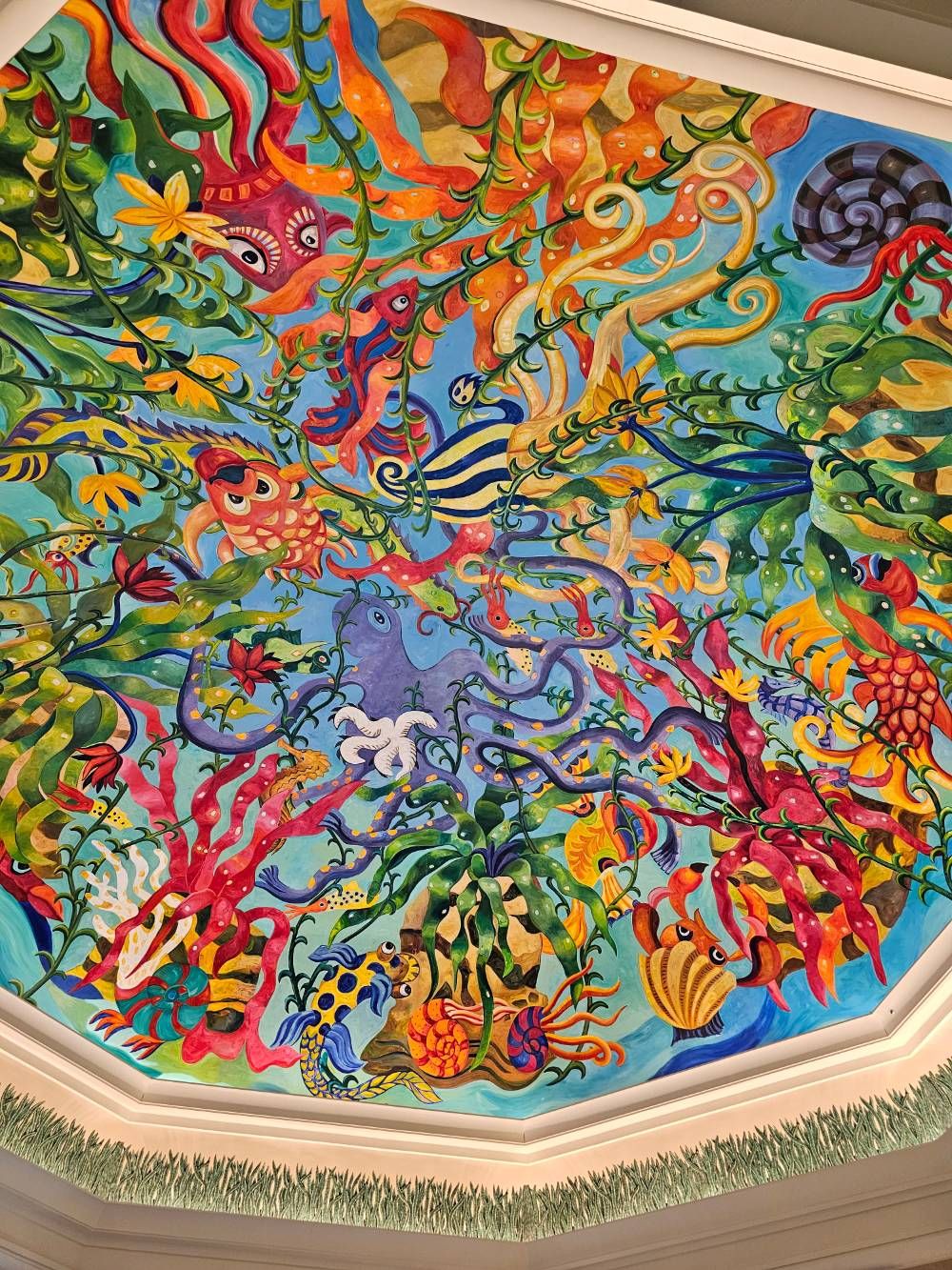 Abstract ceiling paiting!!!! Taken with S23 Ultra!... - Samsung Members