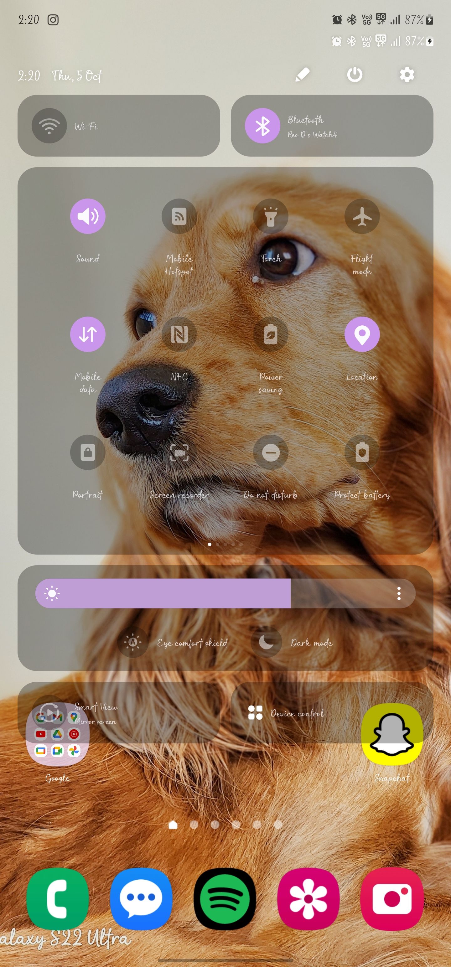 Notification panel glitch - Samsung Members