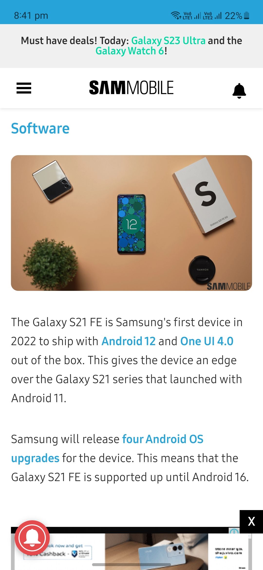 S21FE & S23FE will get 4 years OS & 5 years securi... - Samsung Members