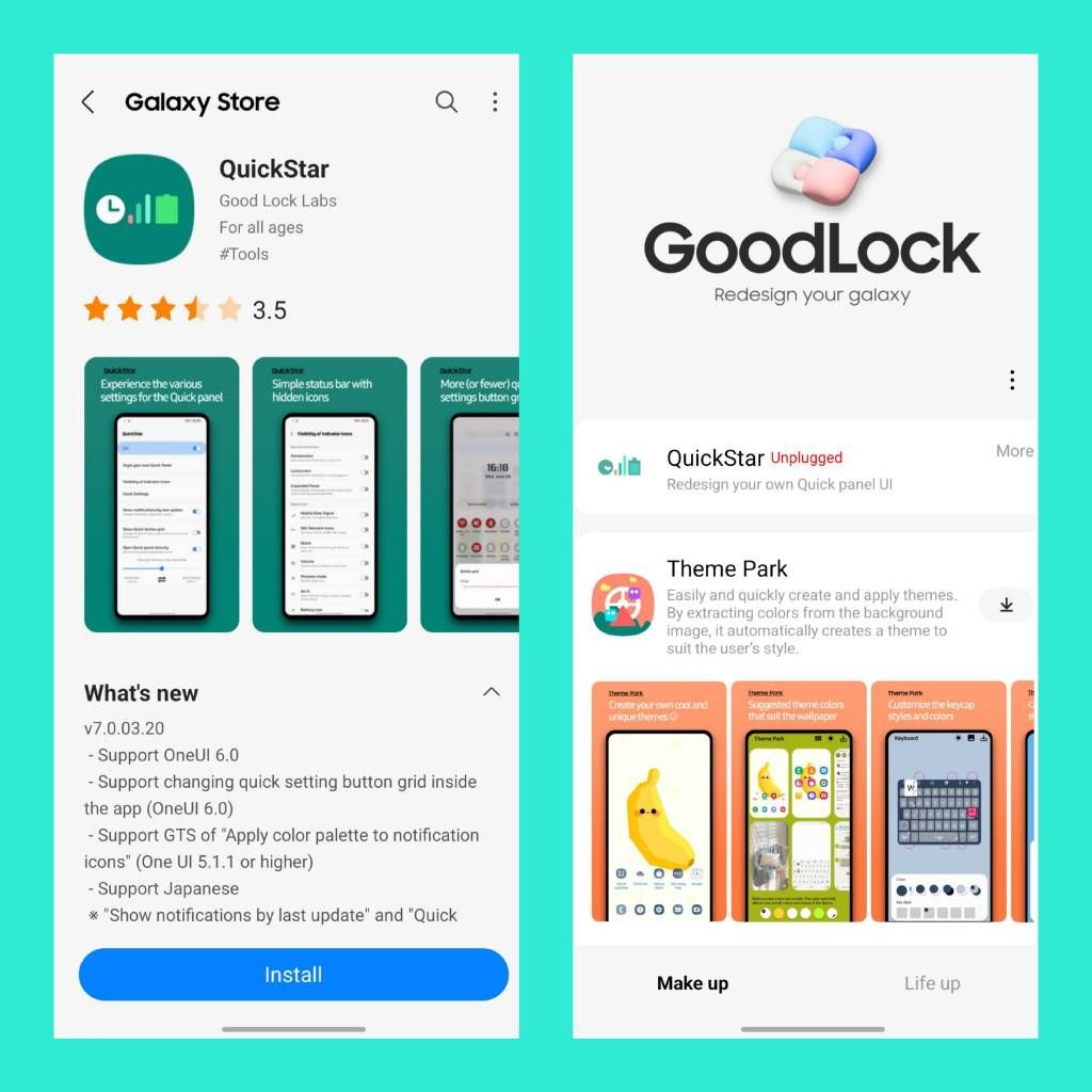 تطبيق QuickStar في واجهة One UI 6. - Samsung Members