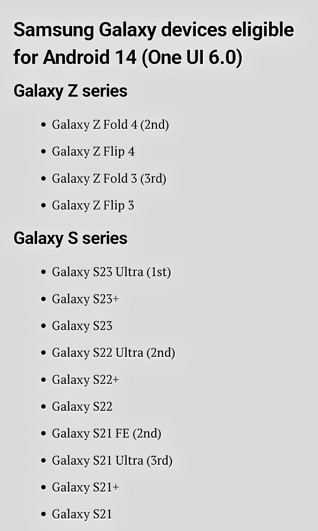 OneUI6 coming soon to these devices. - Samsung Members