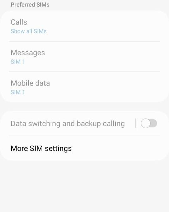 S23 ultra sim manager settings can't be changed - Samsung Members