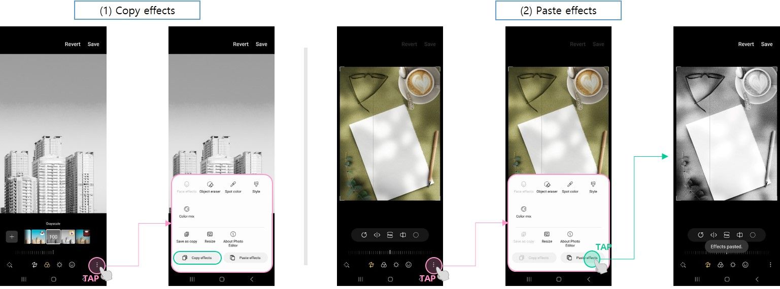 Copy Paste Effects - Samsung Members