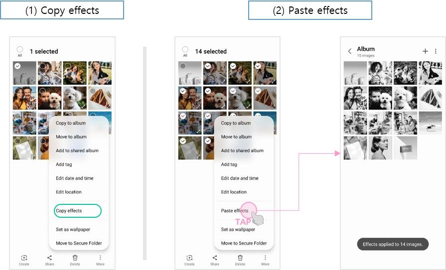 Copy Paste Effects - Samsung Members