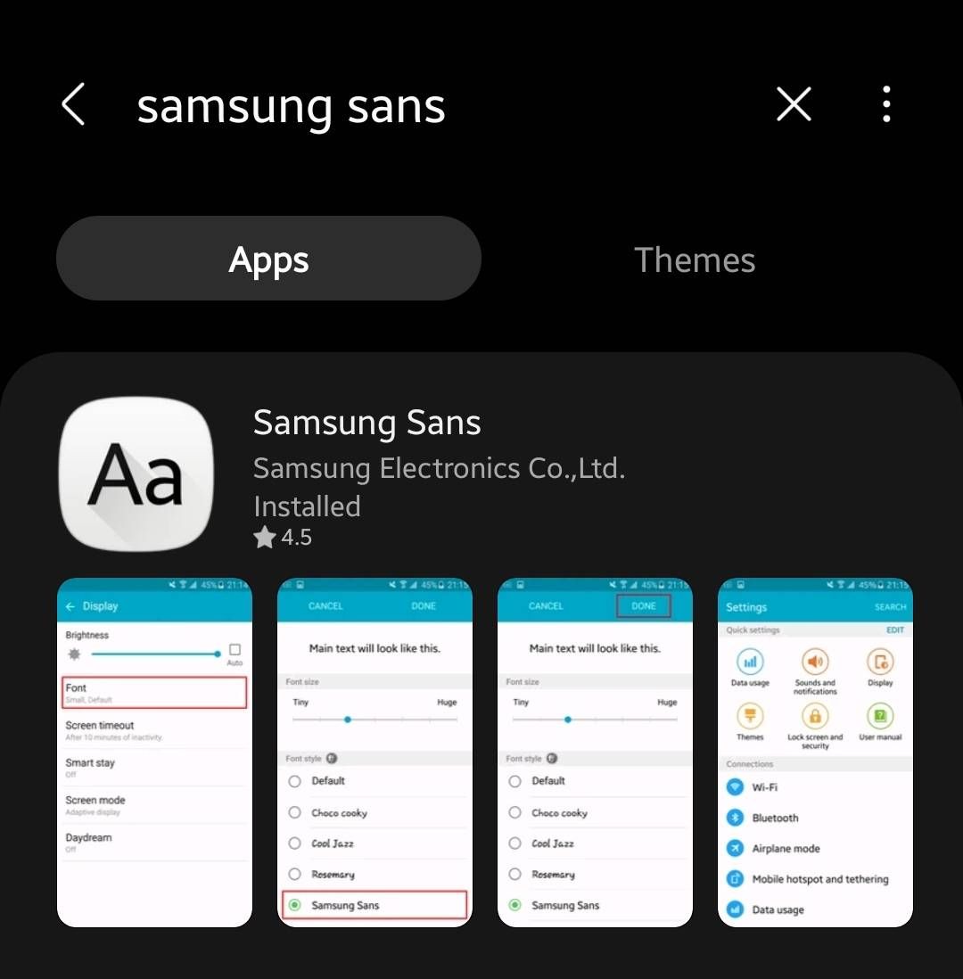 Is there a way to download the OneUI Sans font wit... - Samsung Members