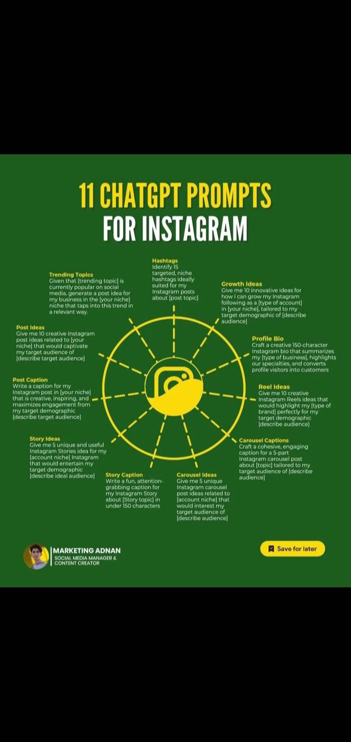 11 chat gbt prompts for instagram - Samsung Members