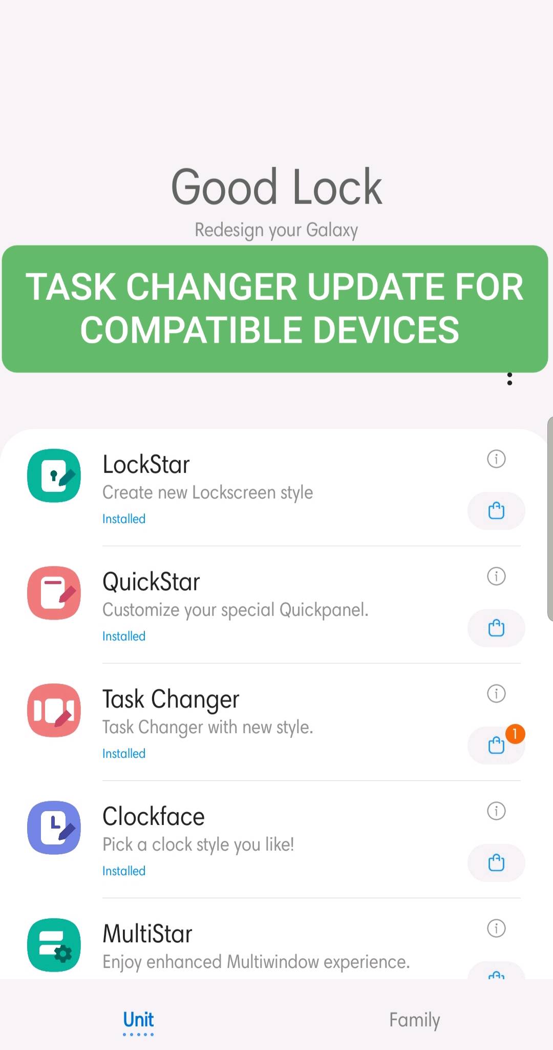 GOODLOCK APP-TASK CHANGER UPDATE - Samsung Members