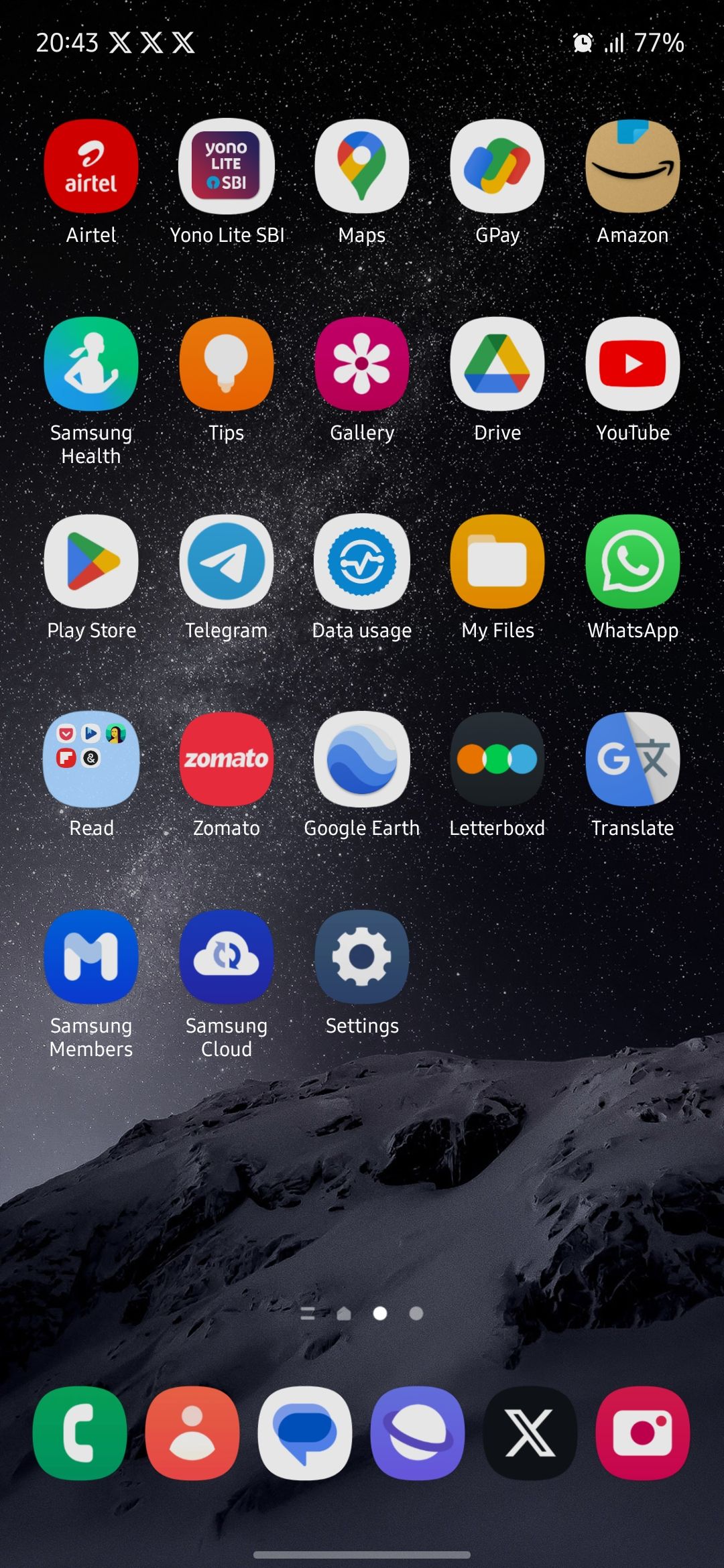 Multiple App Icons for Twitter. Samsung S21 fe - Samsung Members