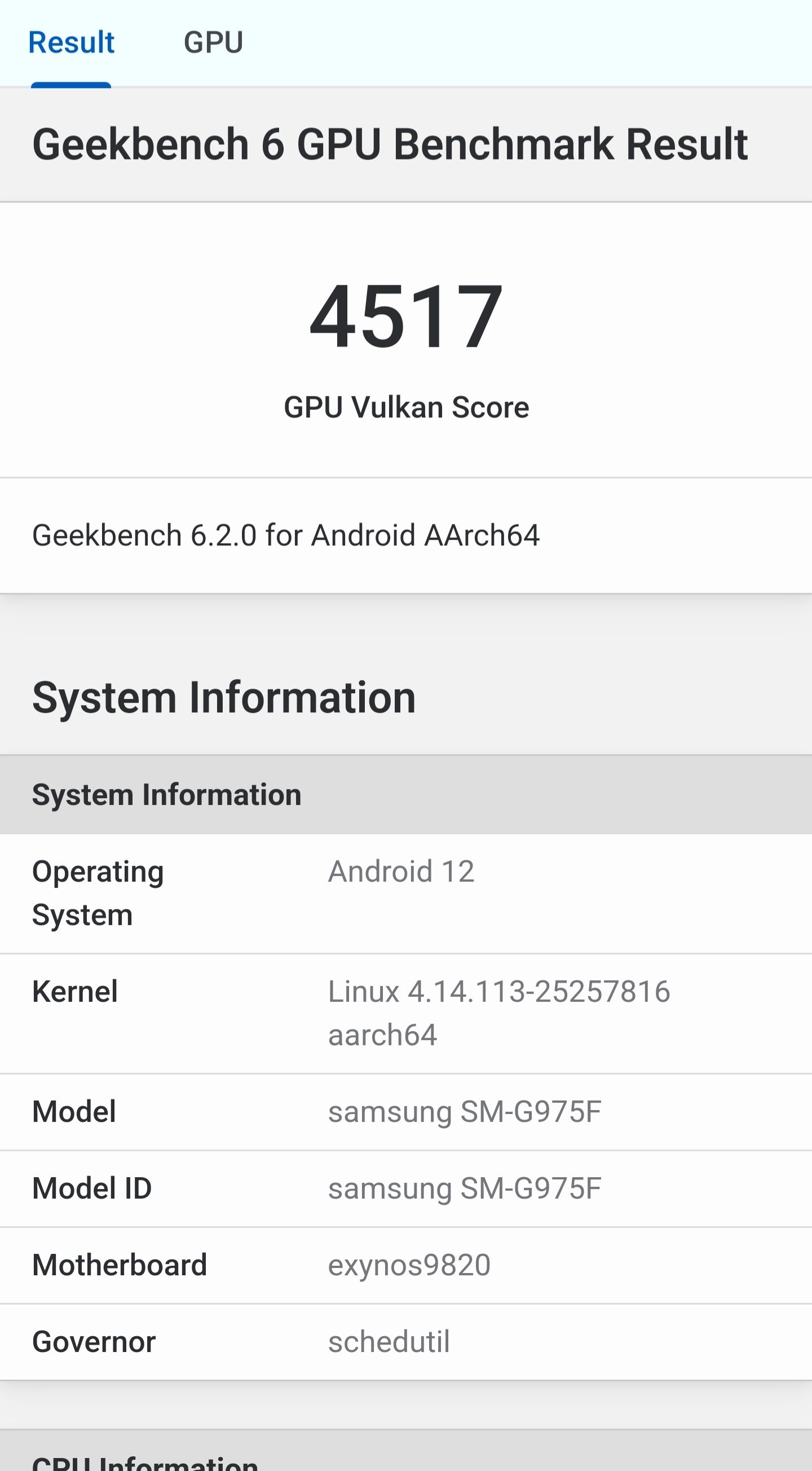 S10+ Geekbench 6 GPU Skoru - Samsung Members S10+ Geekbench 6 GPU Skoru - Samsung Members
