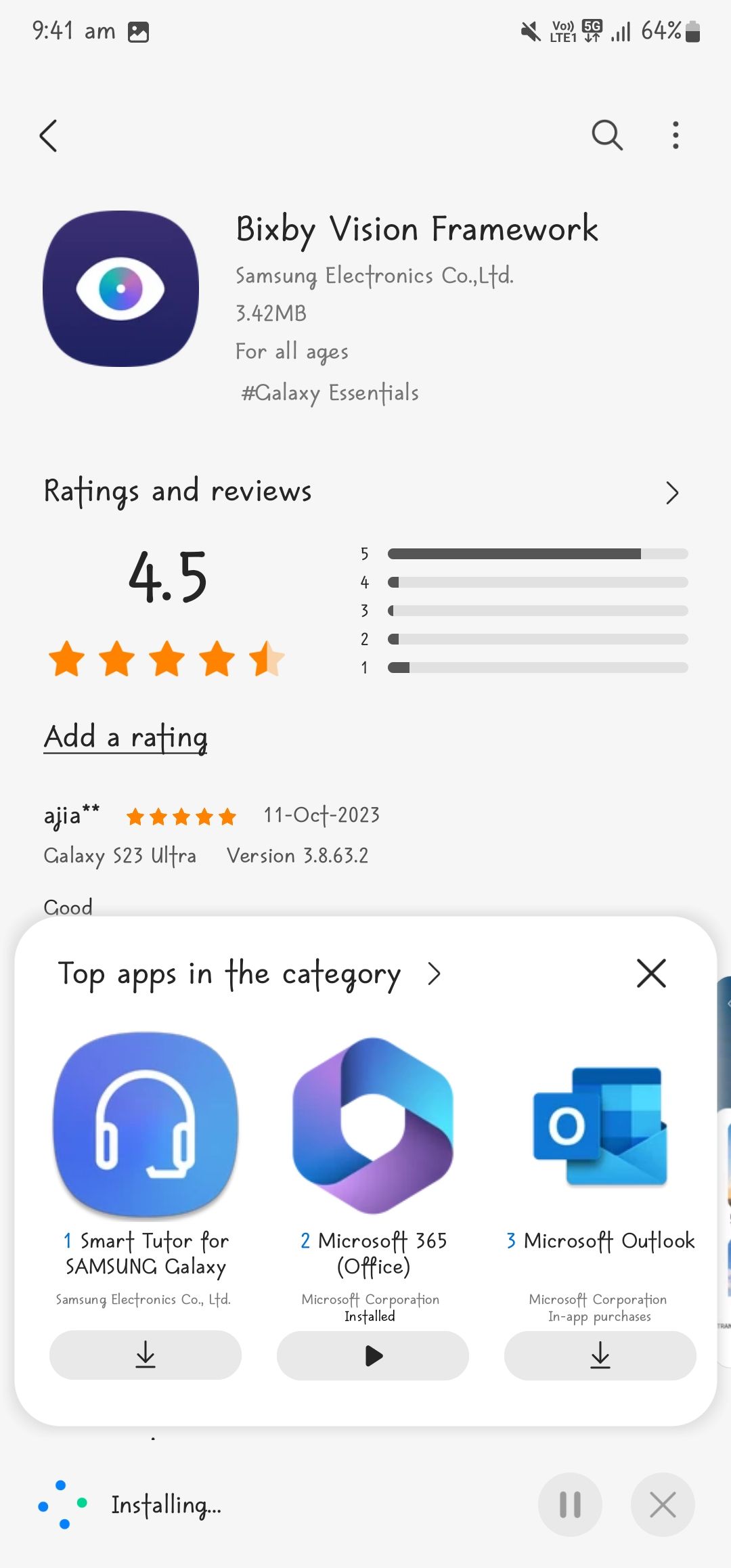 Bixby vision framework app update - Samsung Members