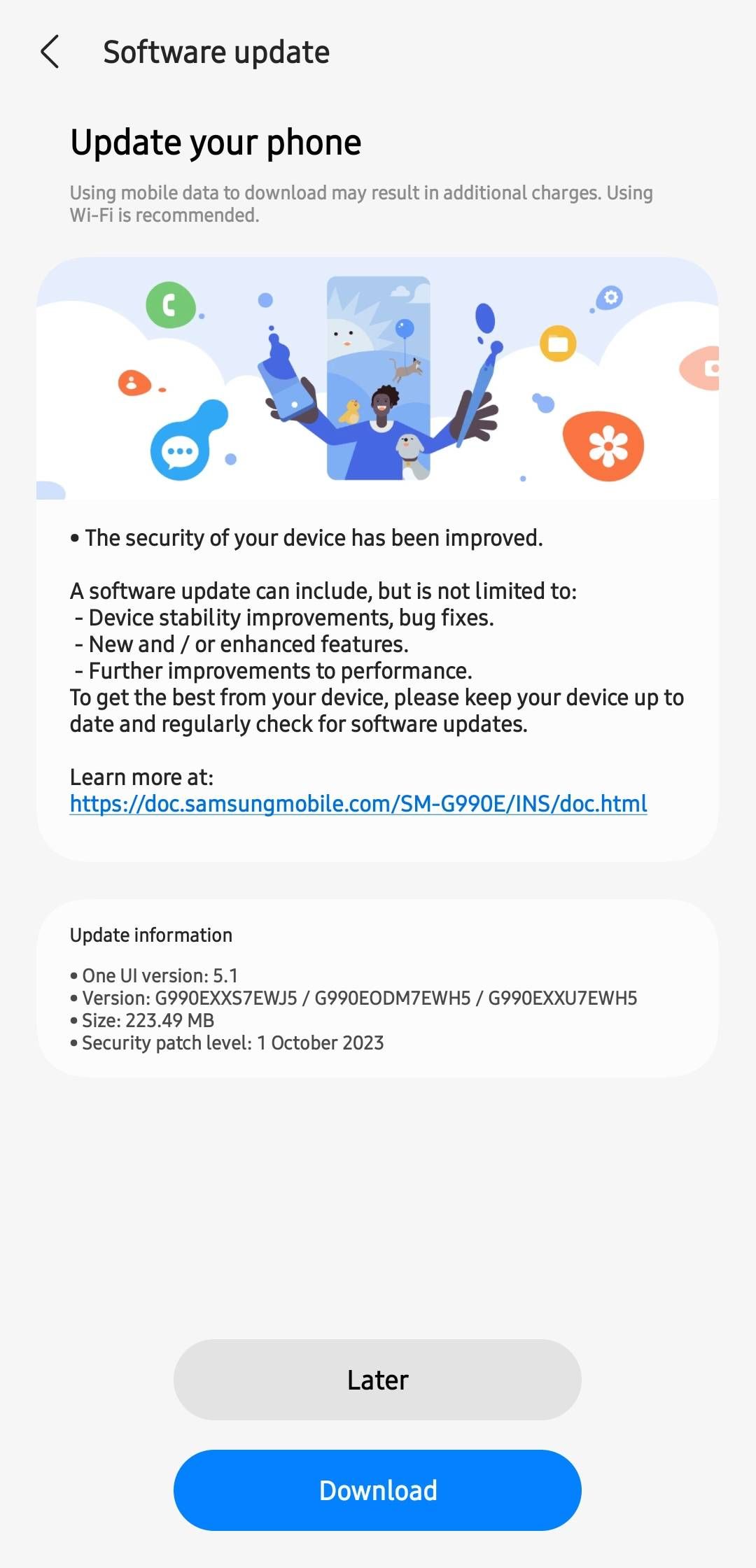 Security Update - Samsung Members