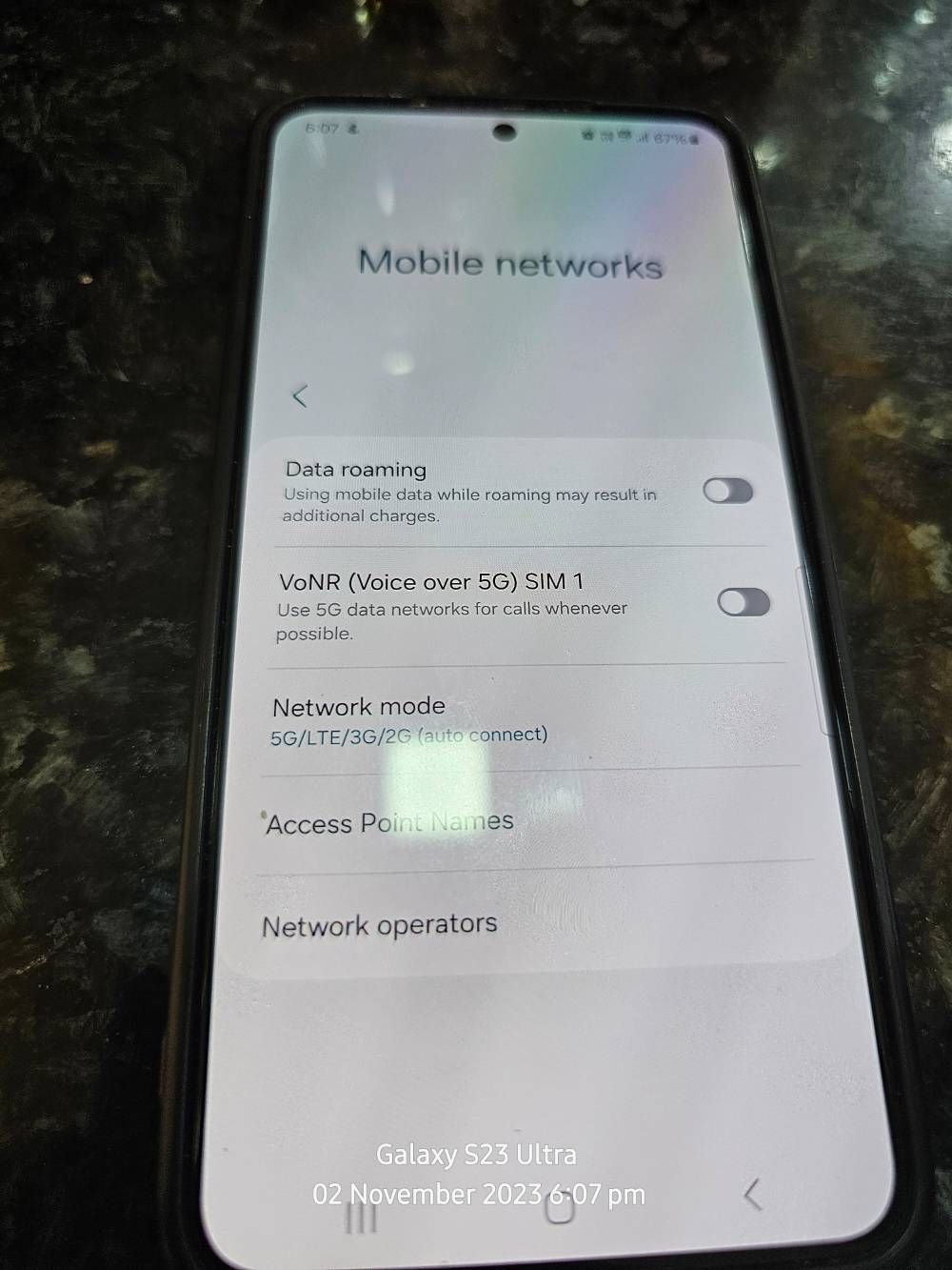 Vonr 5g for S23 Series - Samsung Members