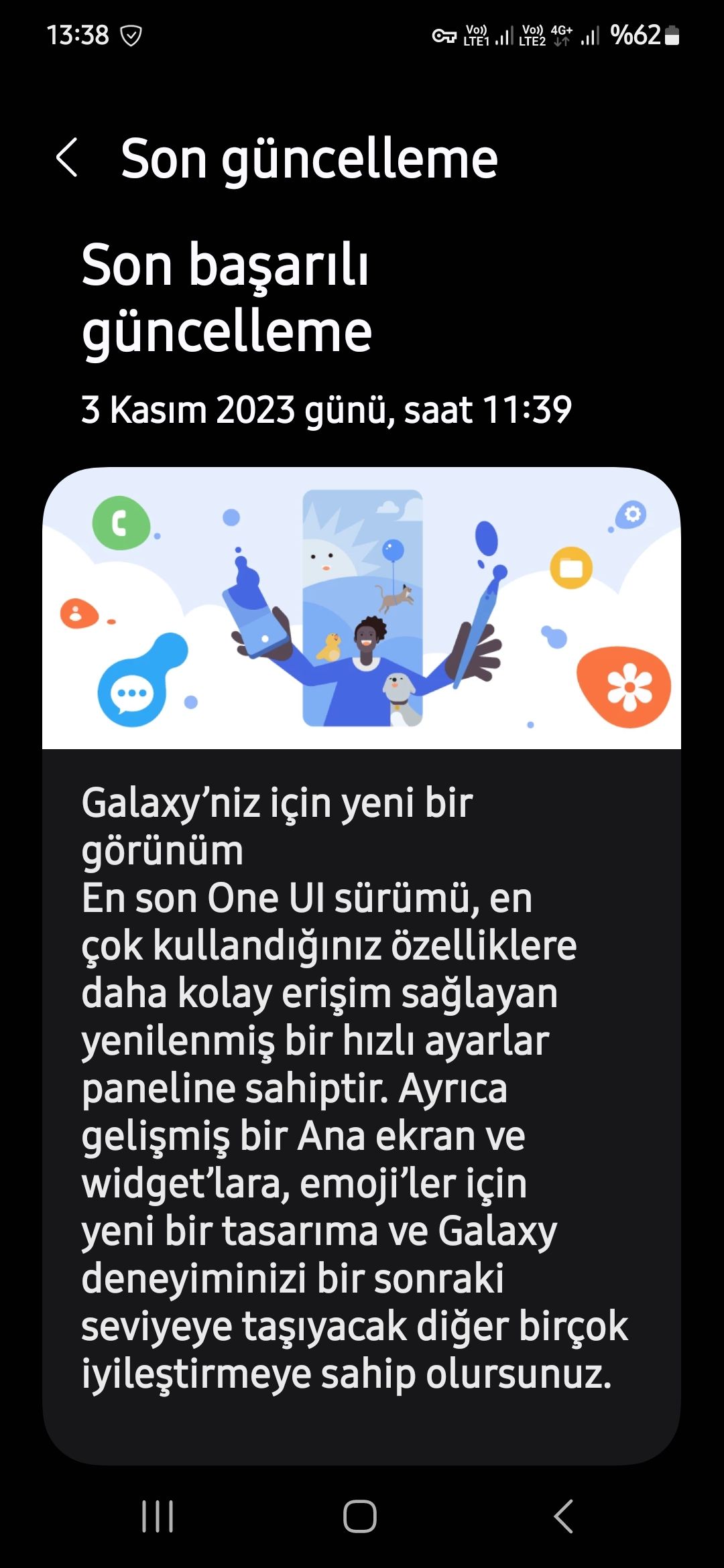 One Ul sürümü: 6.0 bize geldi. - Page 3 - Samsung Members