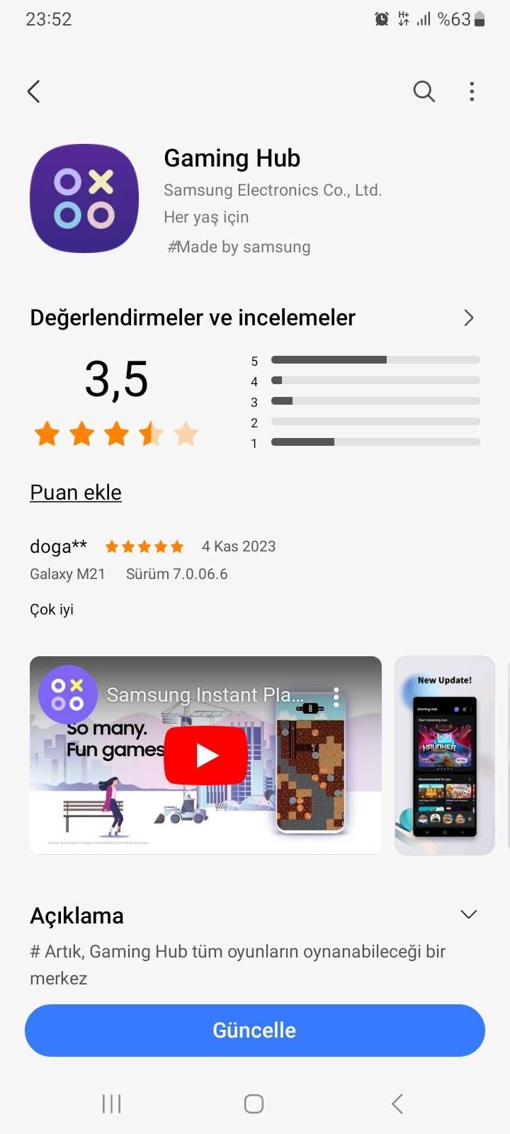 Android 11 gaming hub geldi🥳🥳🥳 - Samsung Members