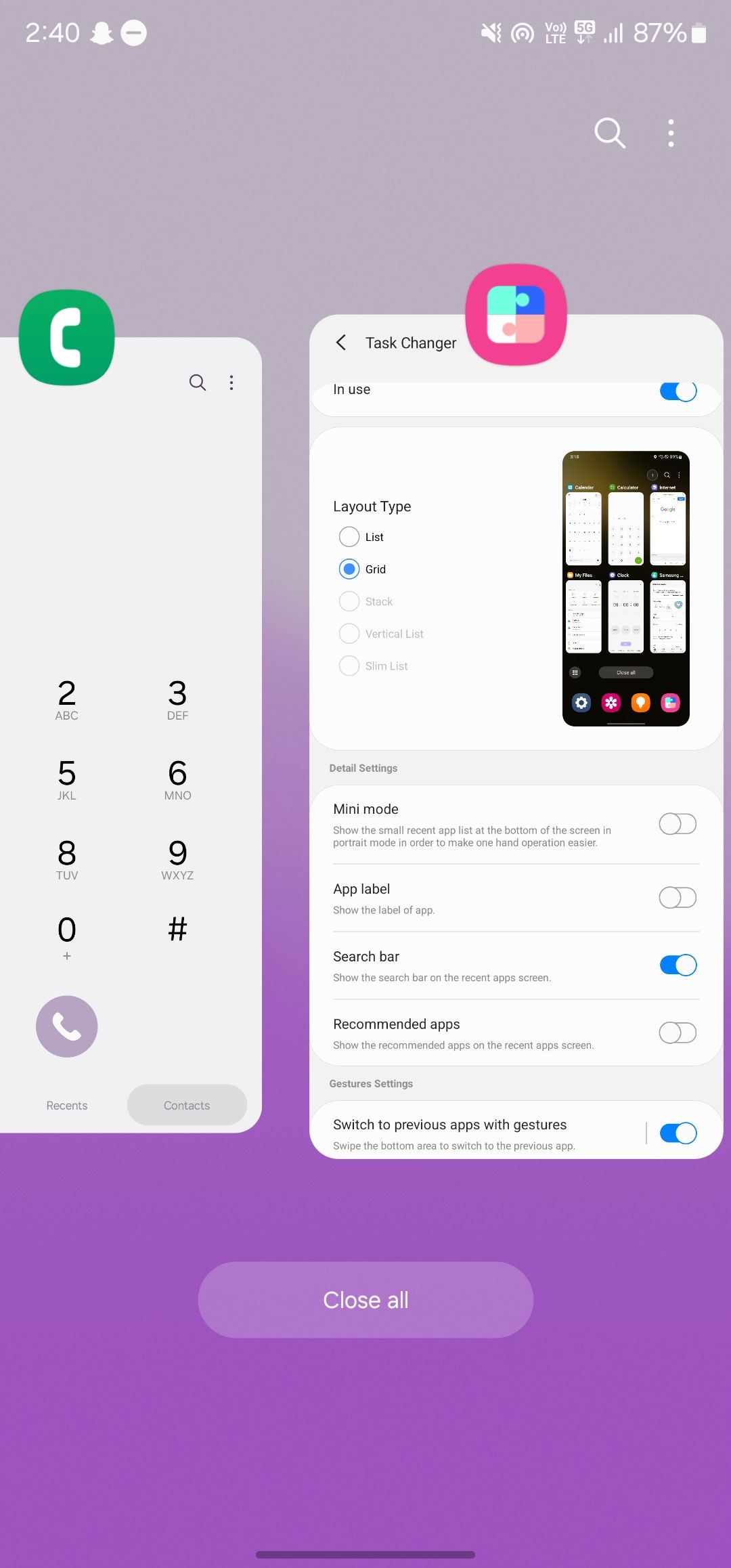 Home Up Task Manager - Samsung Members