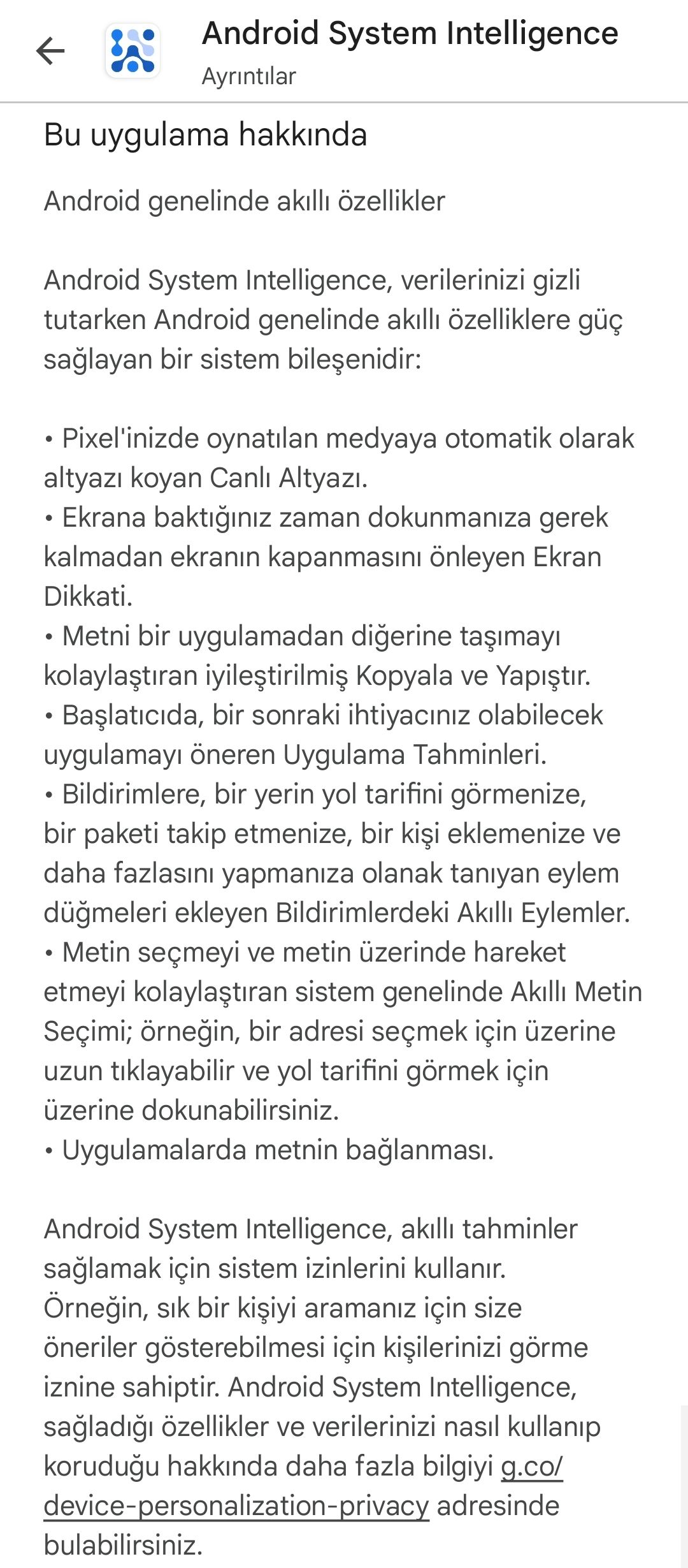 Solved: Android System İntelligence - Samsung Members