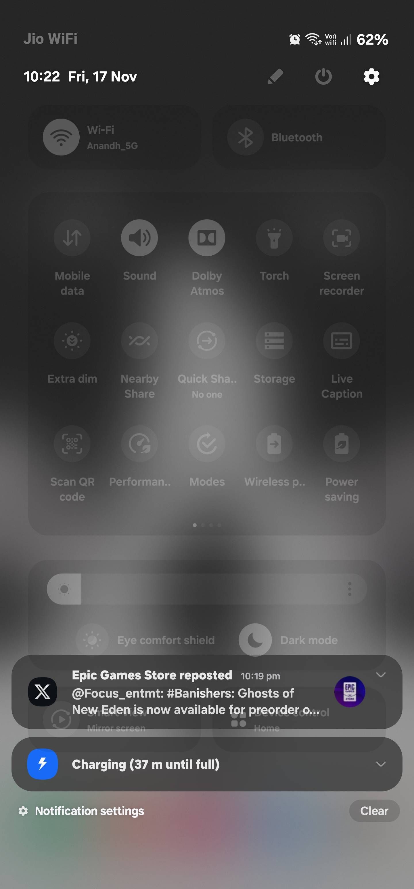 Oneui 6 notification panel animation bug - Samsung Members