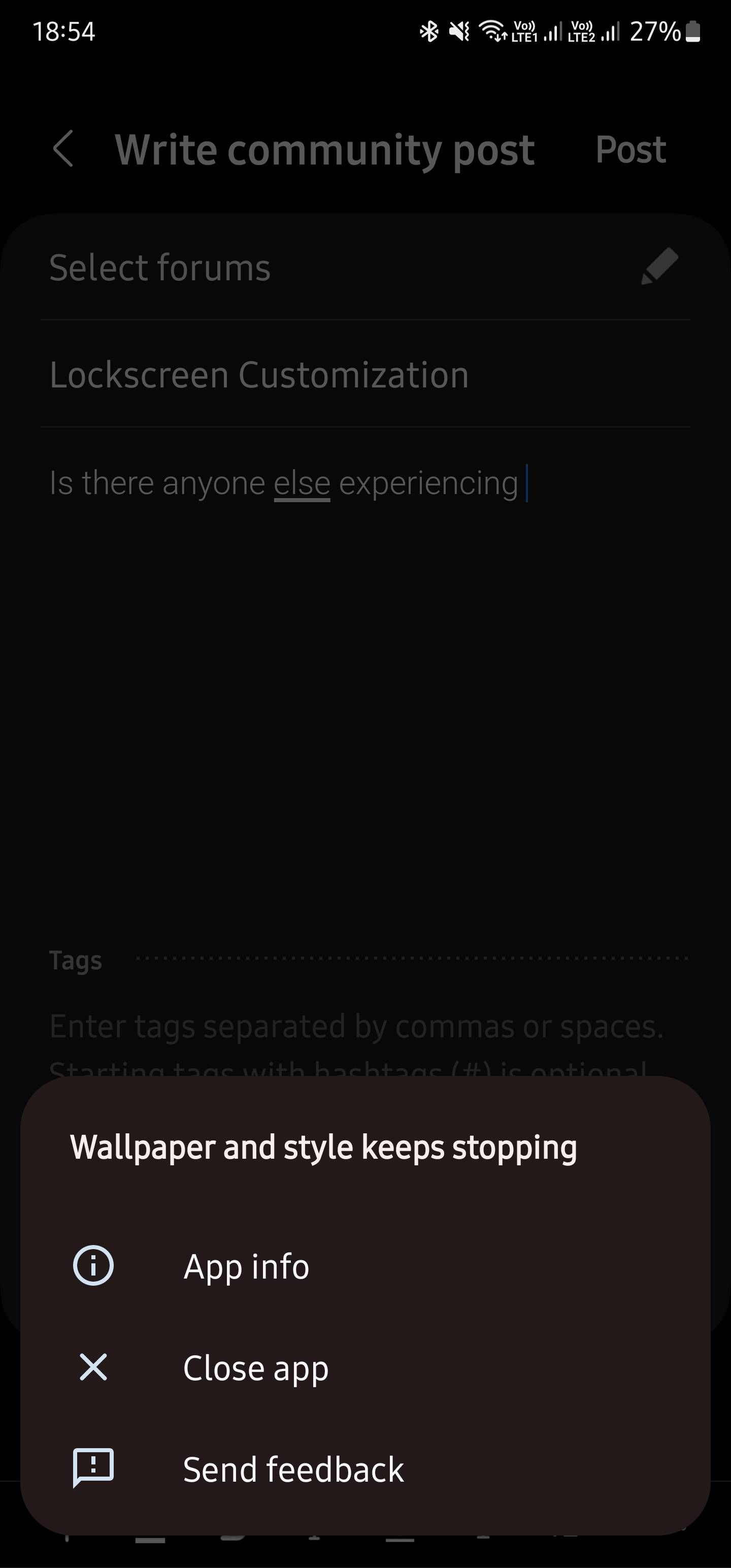 Lockscreen Customization - Samsung Members