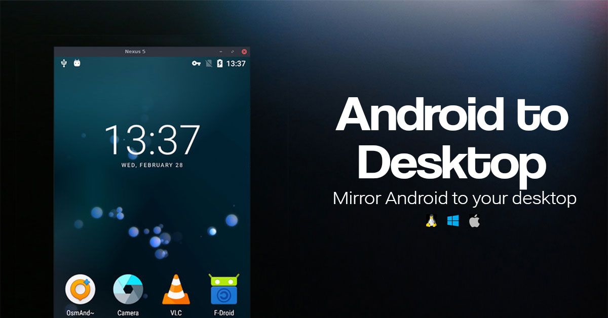 Want to mirror Android to your pc via USB? - Samsung Members