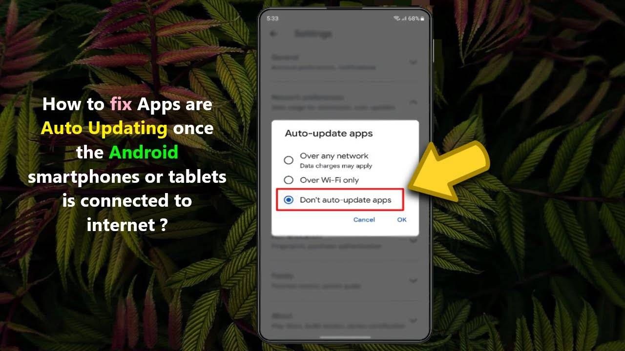 How to fix Apps are Auto Updating once Android sma... - Samsung Members