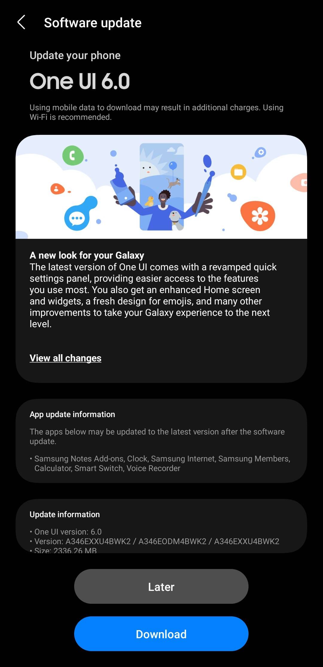 Finally got one ui 6 stable update in india - Samsung Members