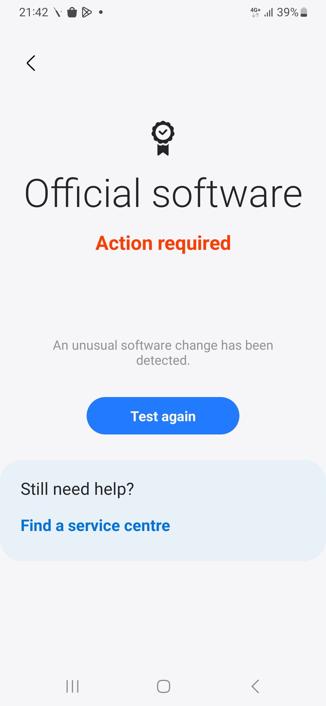 How can I solve this error. - Samsung Members