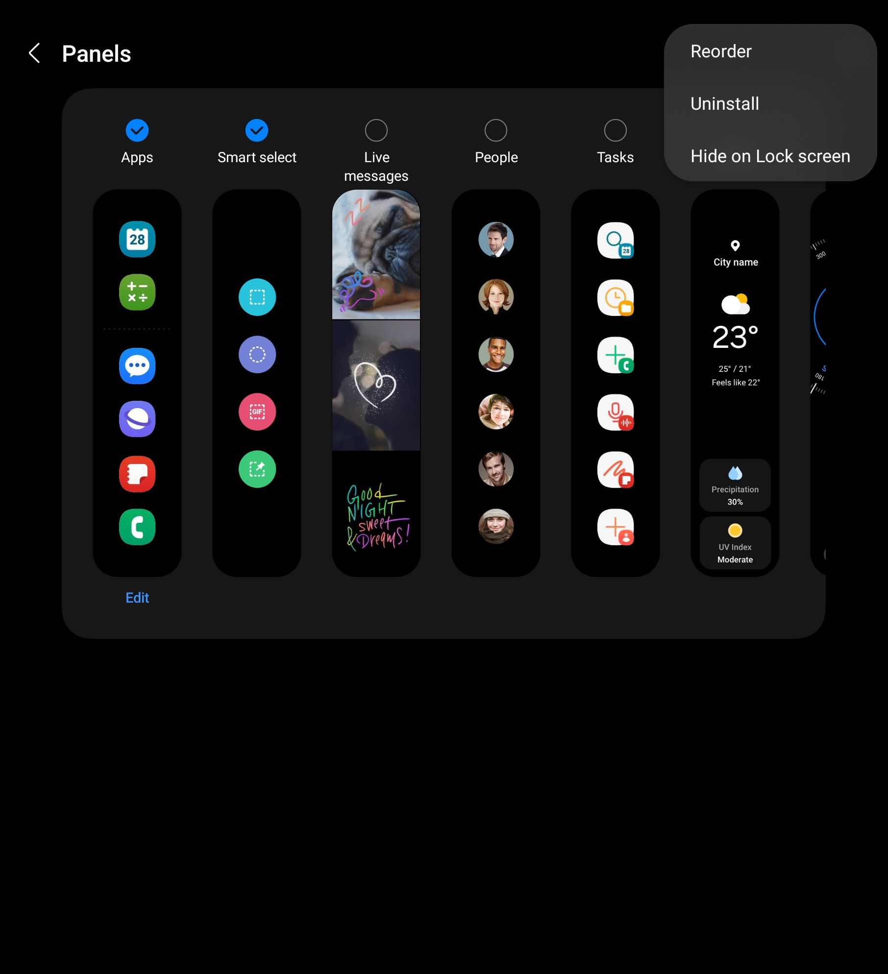 No side panels for Zfold - Samsung Members