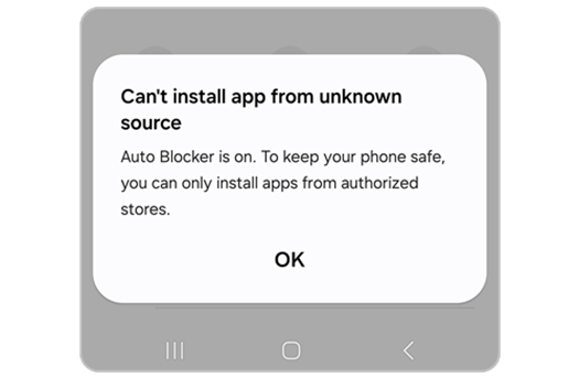 Protect your Galaxy device with the new Auto Blocker feature