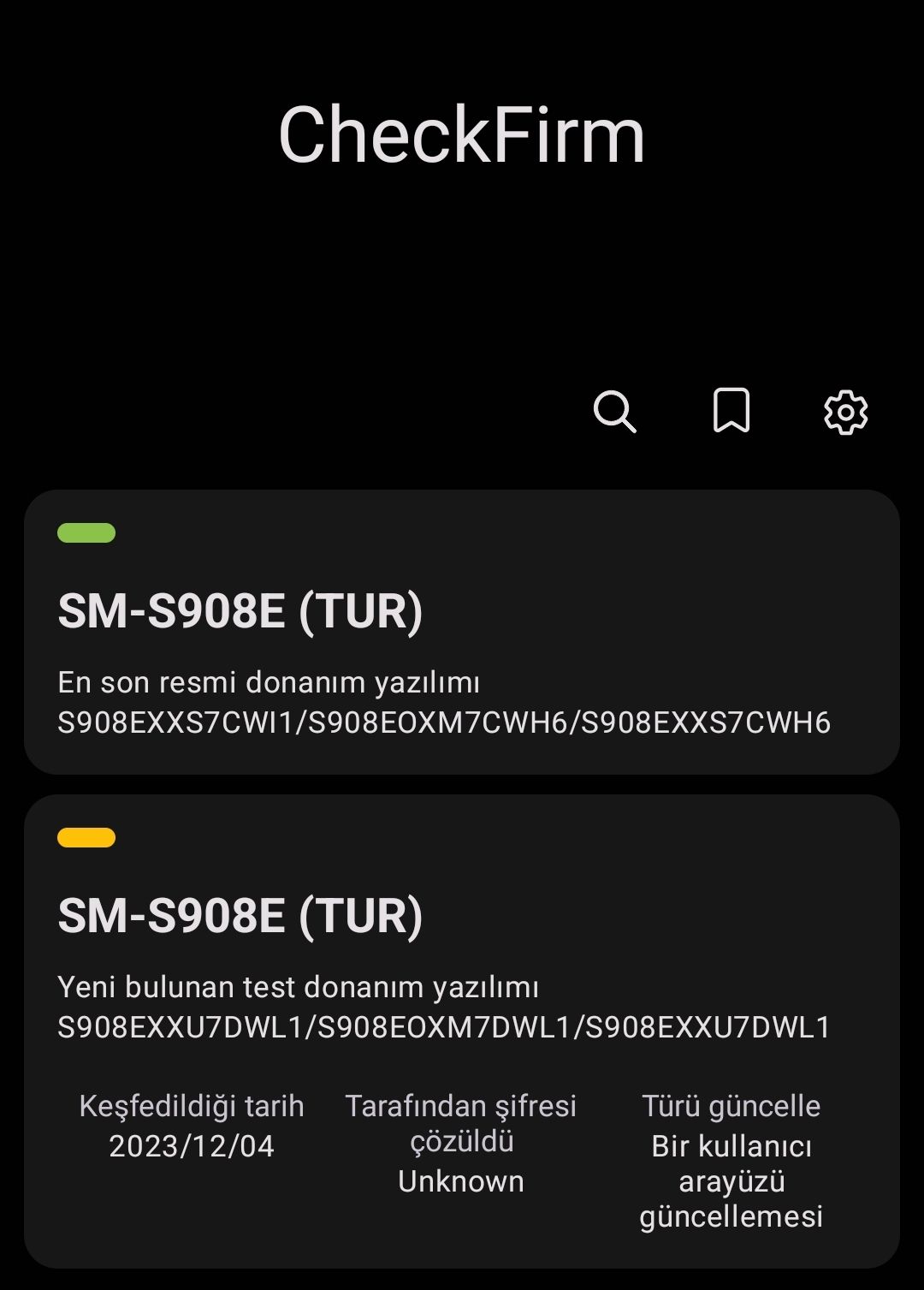 Checkfirm hakkında bilgi - Samsung Members