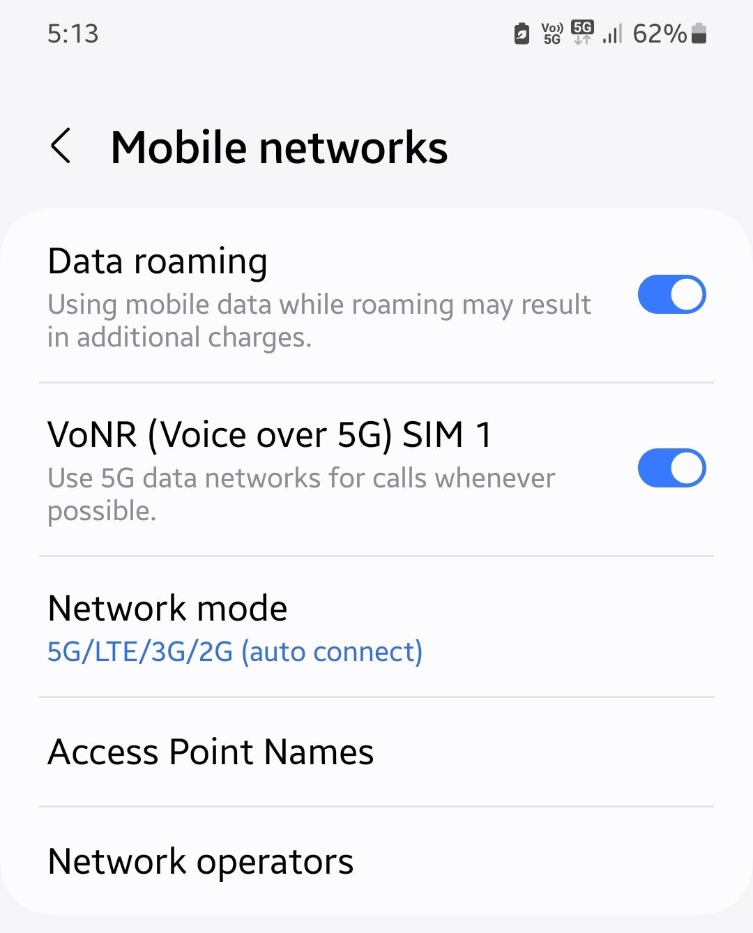 5G problem - Samsung Members
