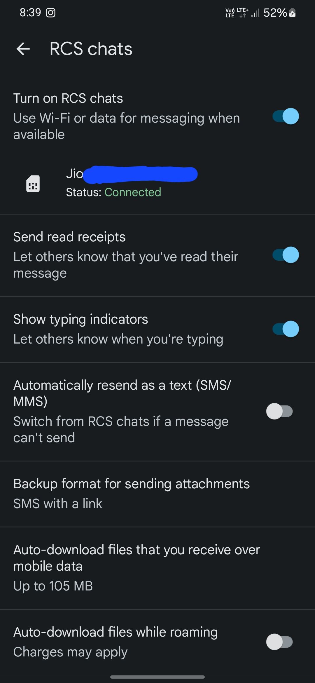 Samsung message app RCS Chat not working with jio - Samsung Members