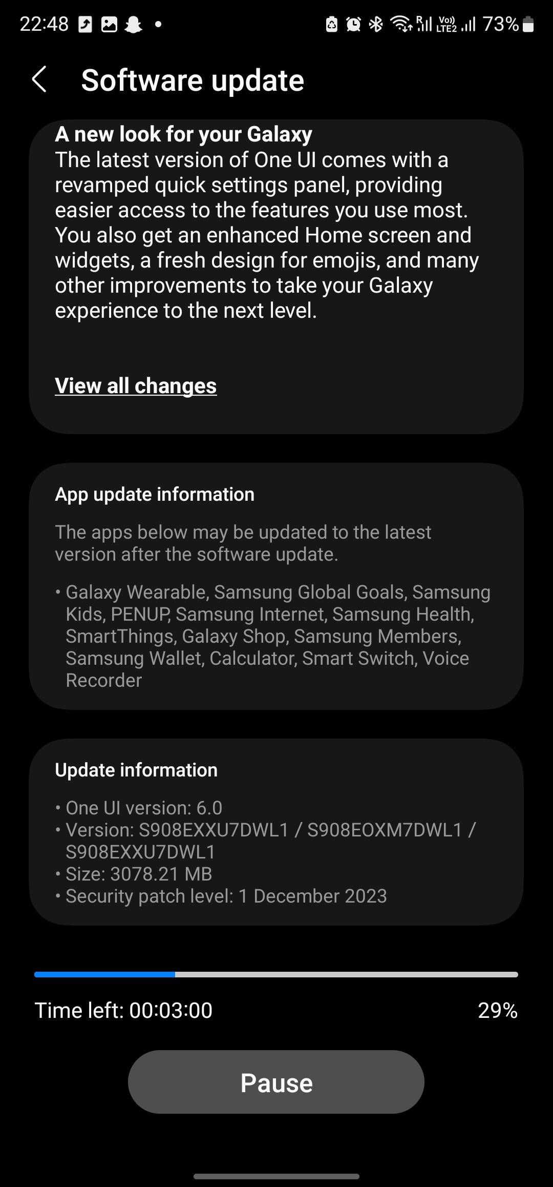 S22 ultra Ui 6 update - Samsung Members