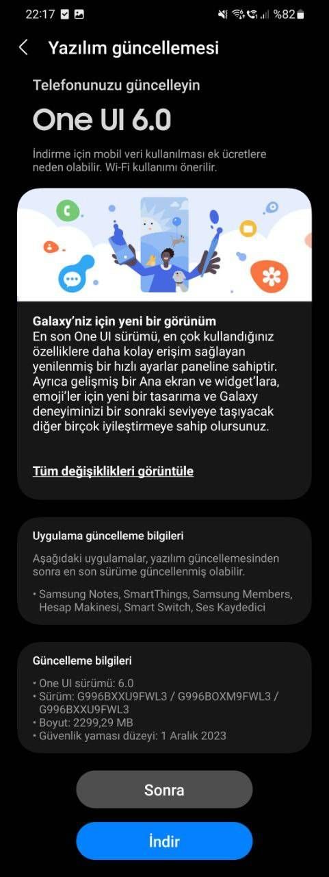 S 21 PLUS ONE UI 6.0 GELDİ - Samsung Members