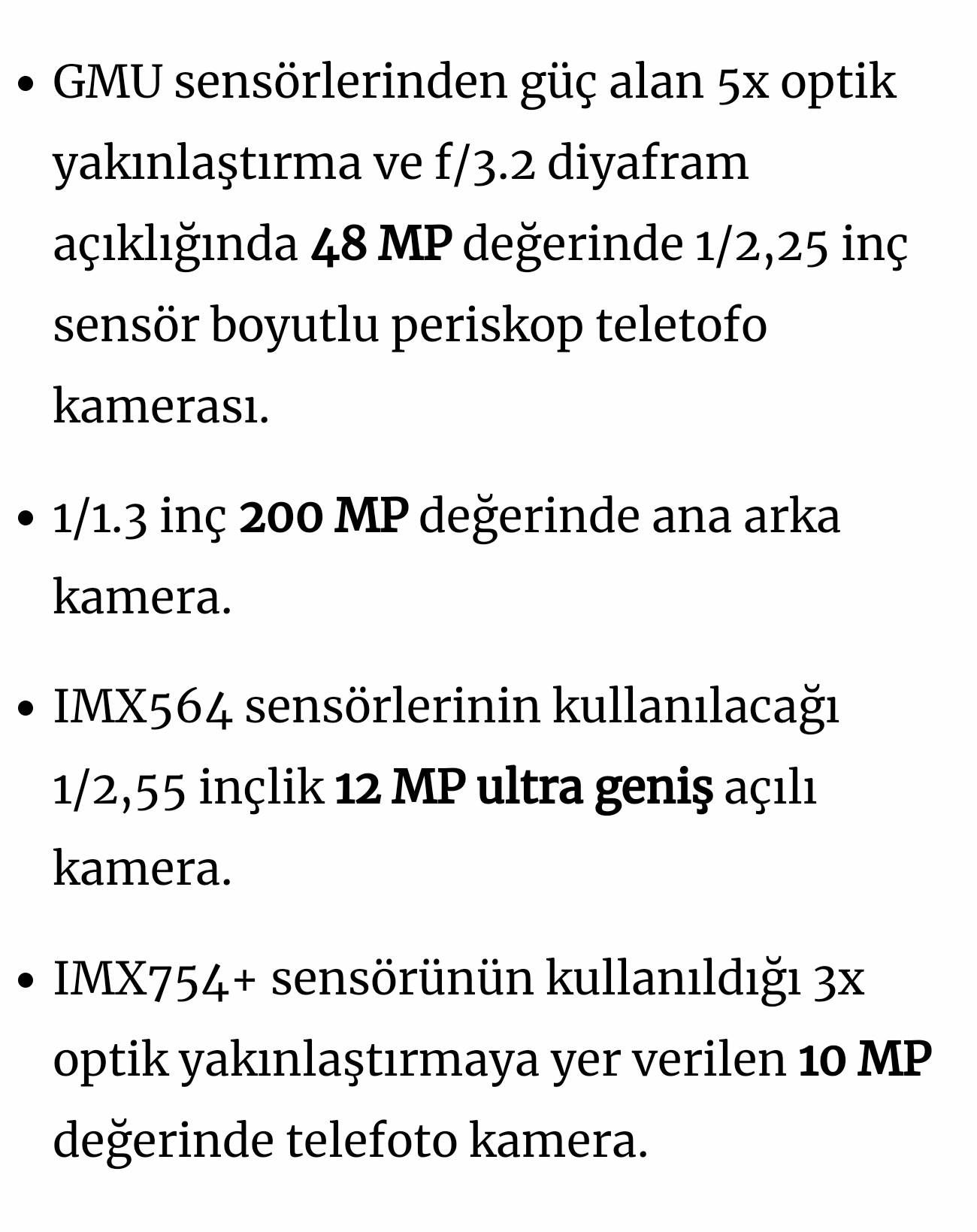 S24 ultra kamera sensor ozellikleri - Samsung Members
