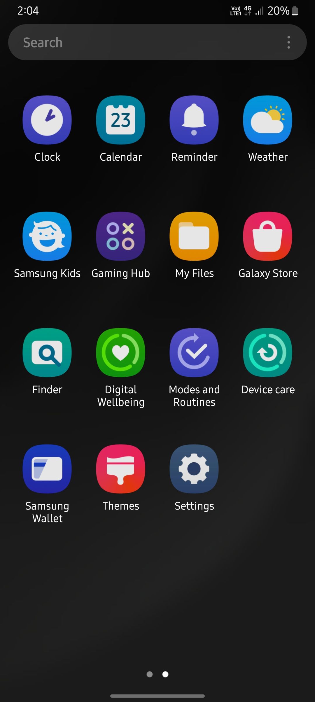 App Screen Search Bar - Samsung Members