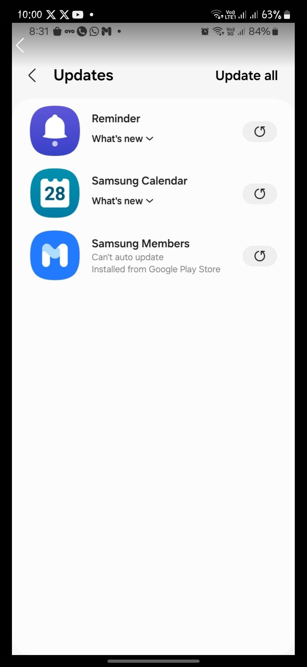 Galaxy store app update - Samsung Members