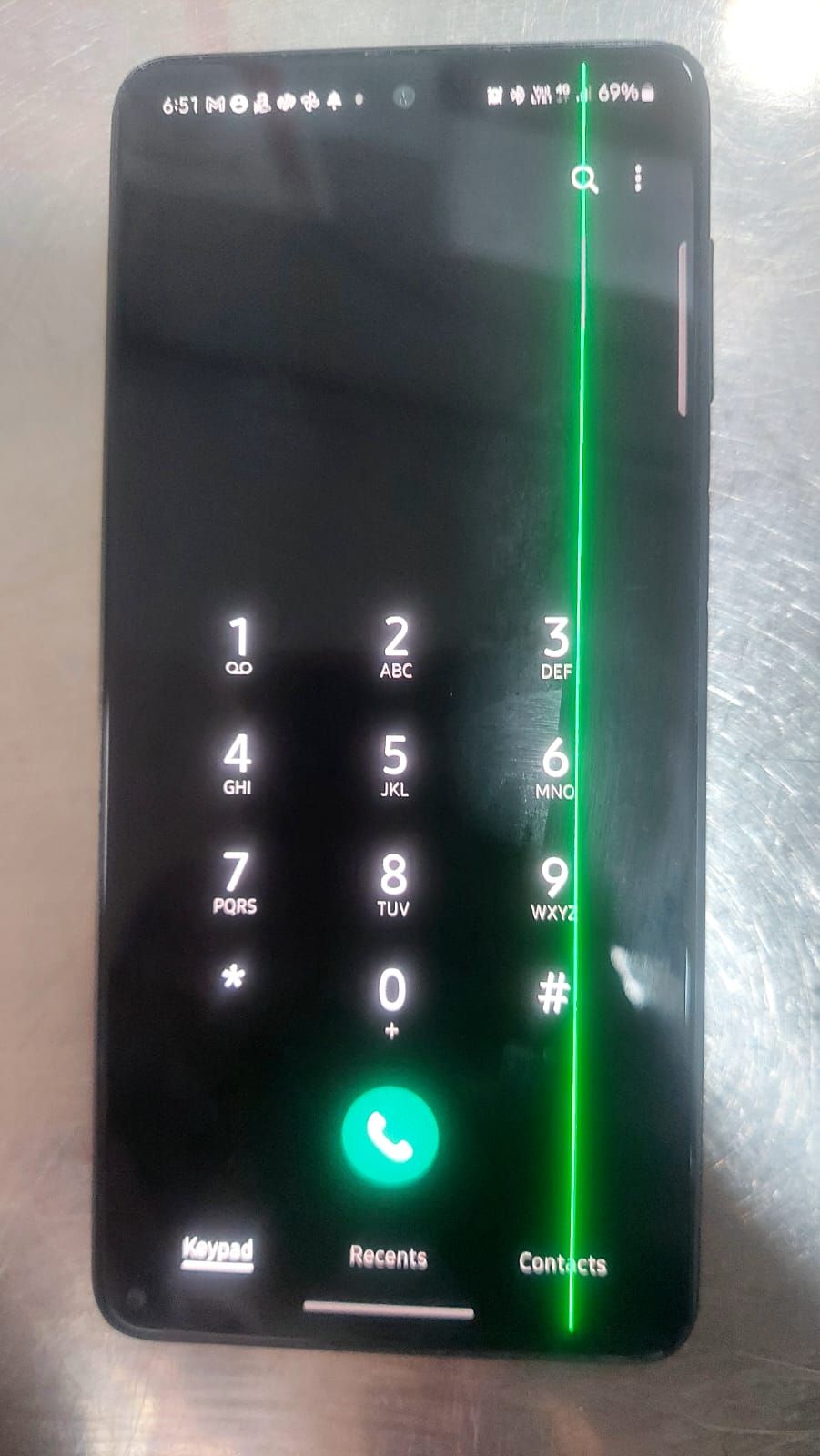 Getting Green Line on display screen, Turned white... - Samsung Members