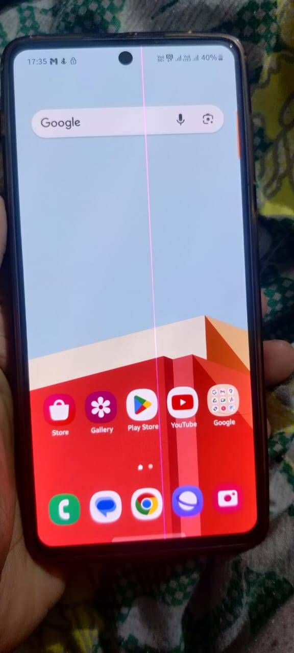 I face red lines on my galaxy A73 5g screen - Samsung Members