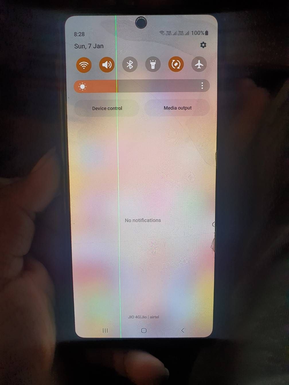Pink Green Line on Display in M52 5g - Samsung Members