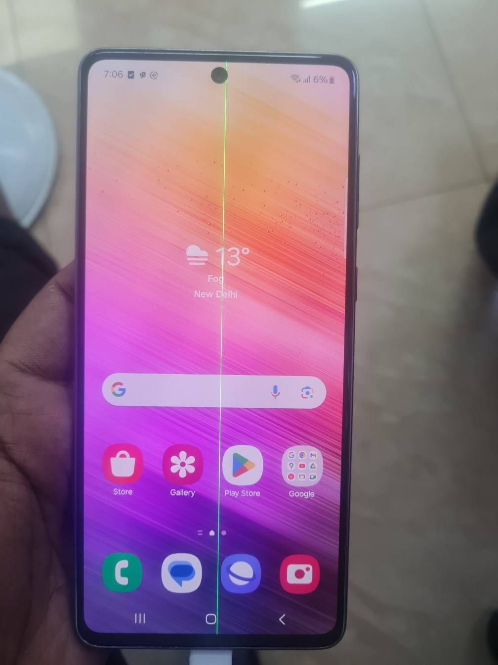 Samsung A73. 5g. 256 gb line problem green line - Samsung Members