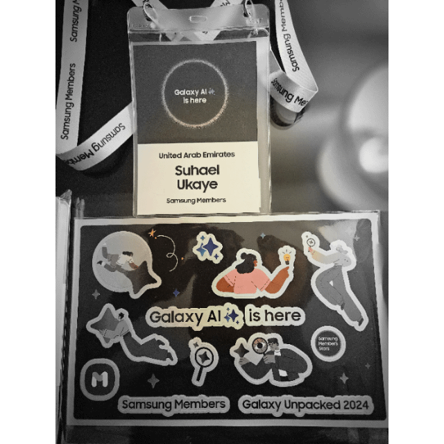 WELCOME KIT AND GOODIES - Samsung Members