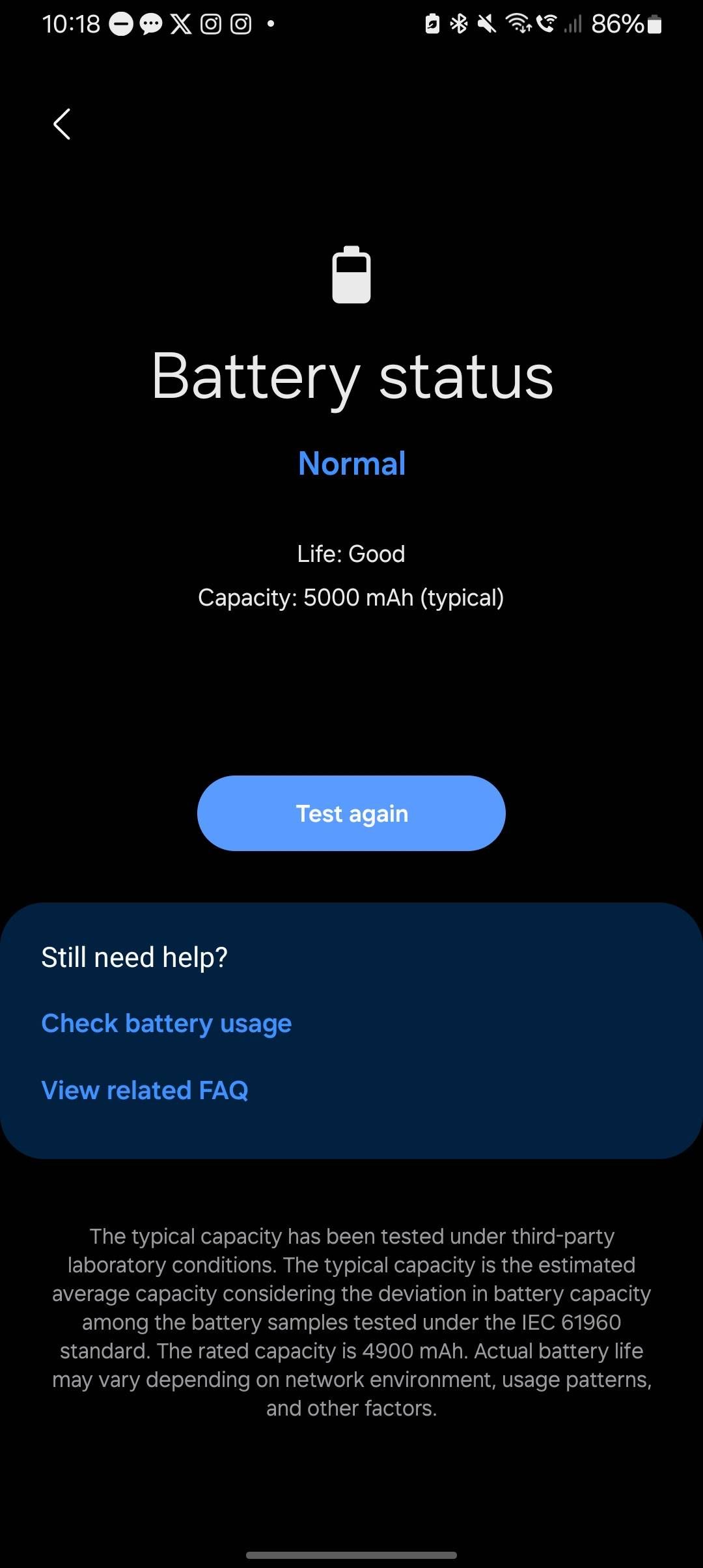 Grateful for my battery health still being good af... - Samsung Members