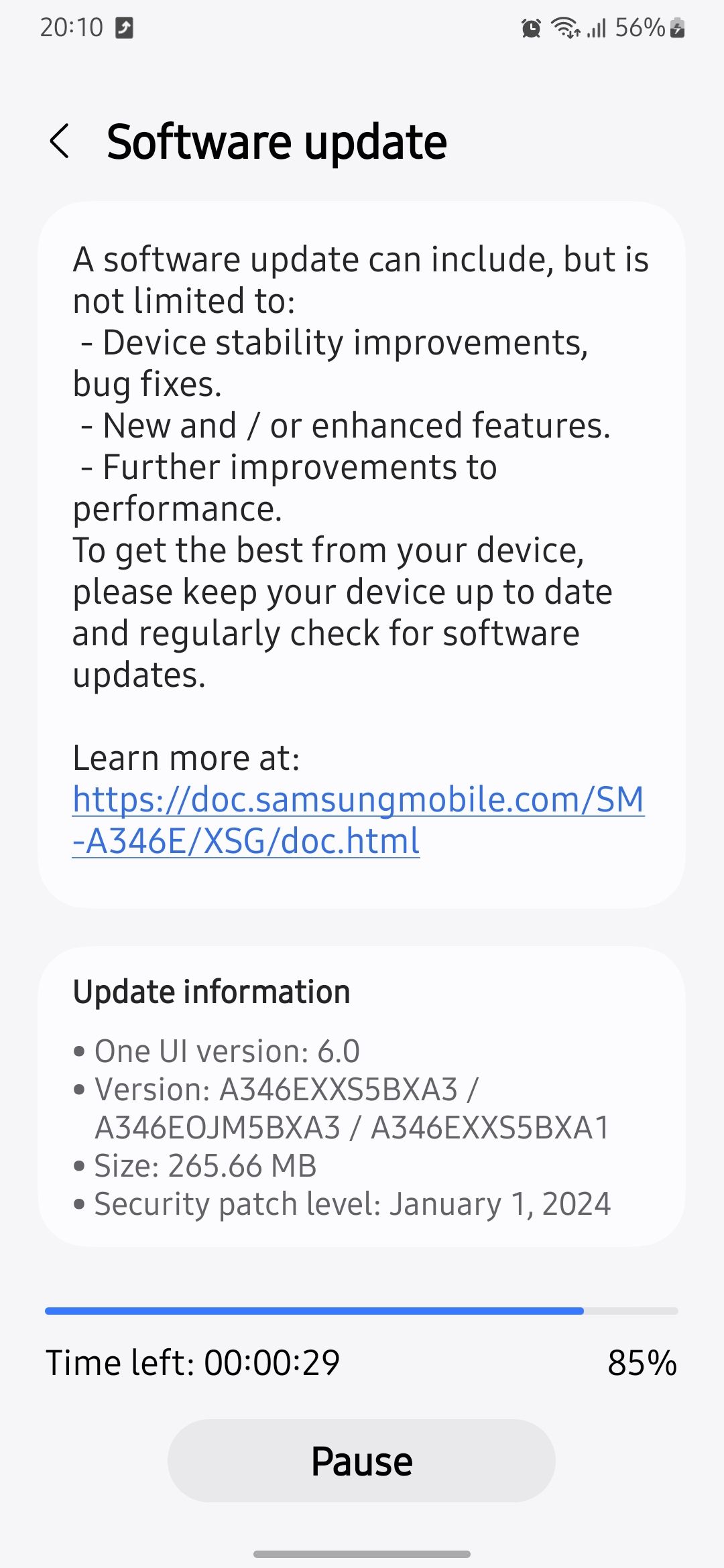 Security update - Samsung Members