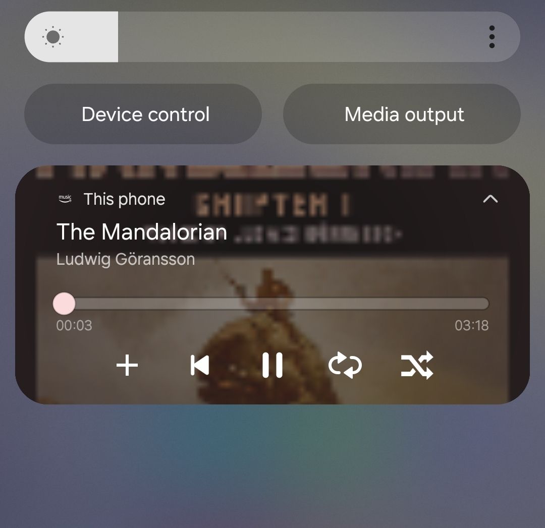 Now playing music notification album image looks p... - Samsung Members