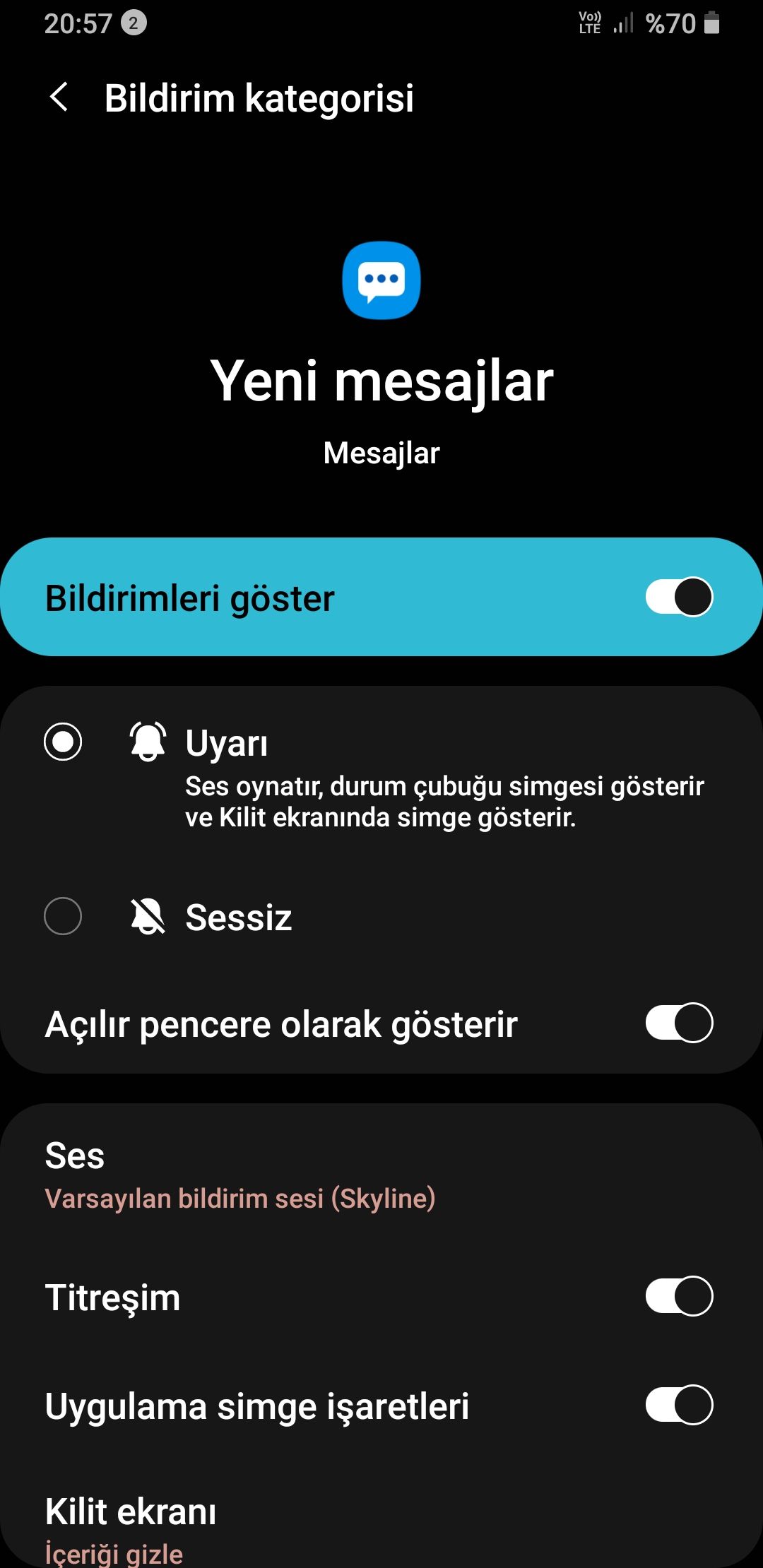 Telefon sms gelmiyor - Samsung Members