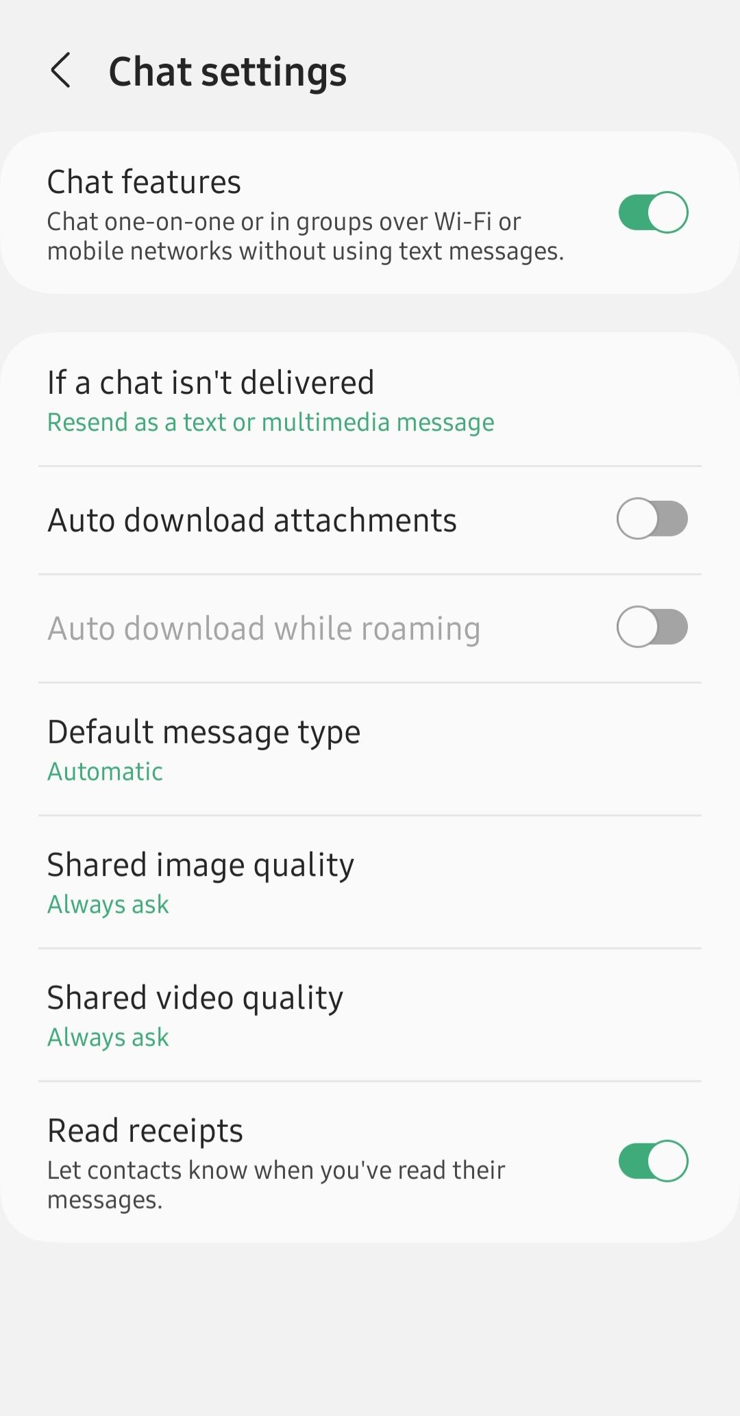 Chat Feature - Samsung Members