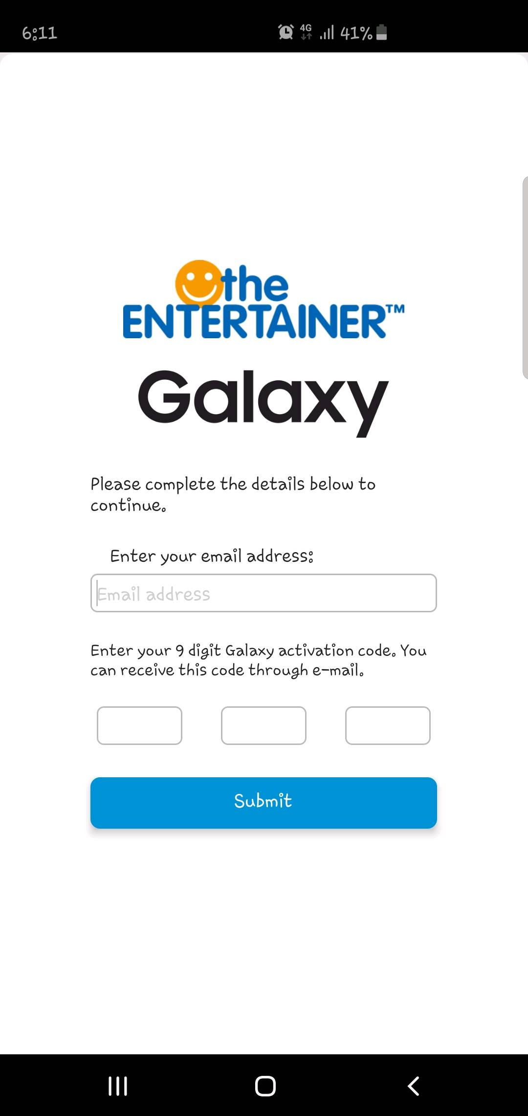 galaxy entertainer activation code - Samsung Members