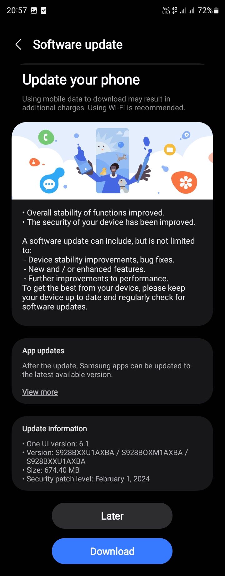 February 2024 security patch samsung S24ultra Indi... - Samsung Members