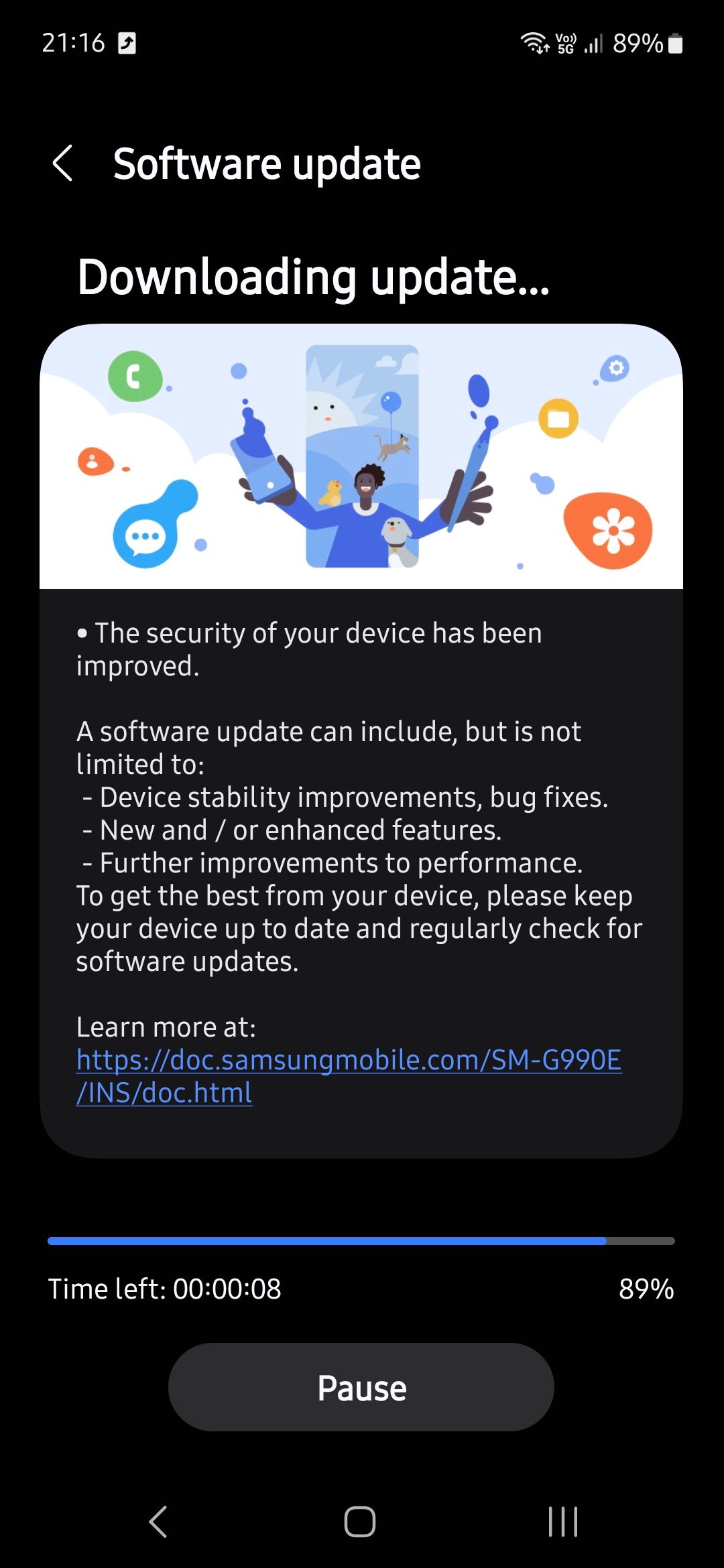 Samsung galaxy S21 fe software update - Samsung Members