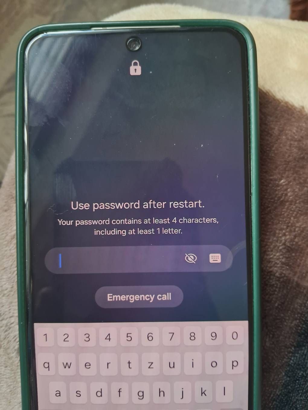 Password required after restart - Samsung Members Password required after restart - Samsung Members